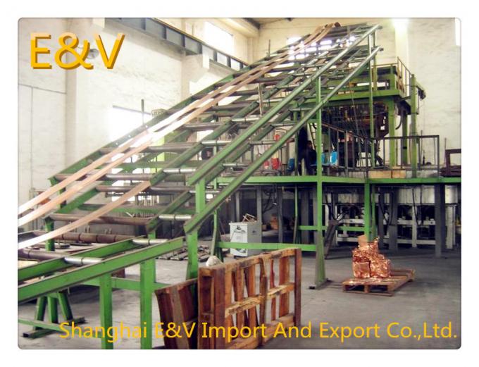 1000mt 180×10 Copper Sheet / Copper Plate Upward Continuous Casting Machine